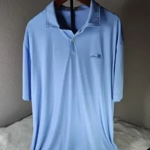 Peter Millar | Shirts | Peter Millar Polo Shirt Mens Large Blue ...